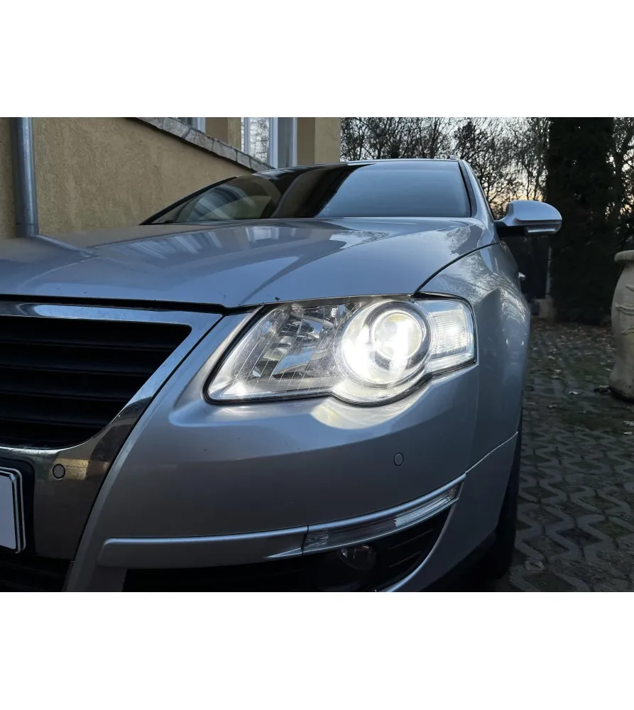 VW Passat B6 LED tompított szett VALEO lámpához +LED helyzetjelző